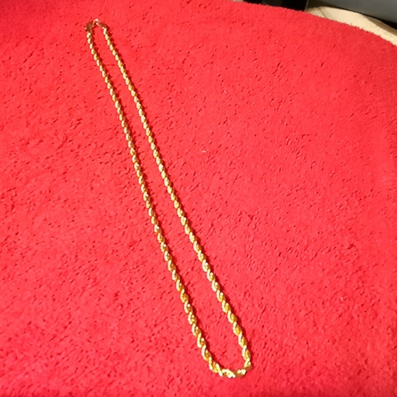 Napier | Jewelry | Vintage Napier Gold Tone Rope Necklace | Poshmark